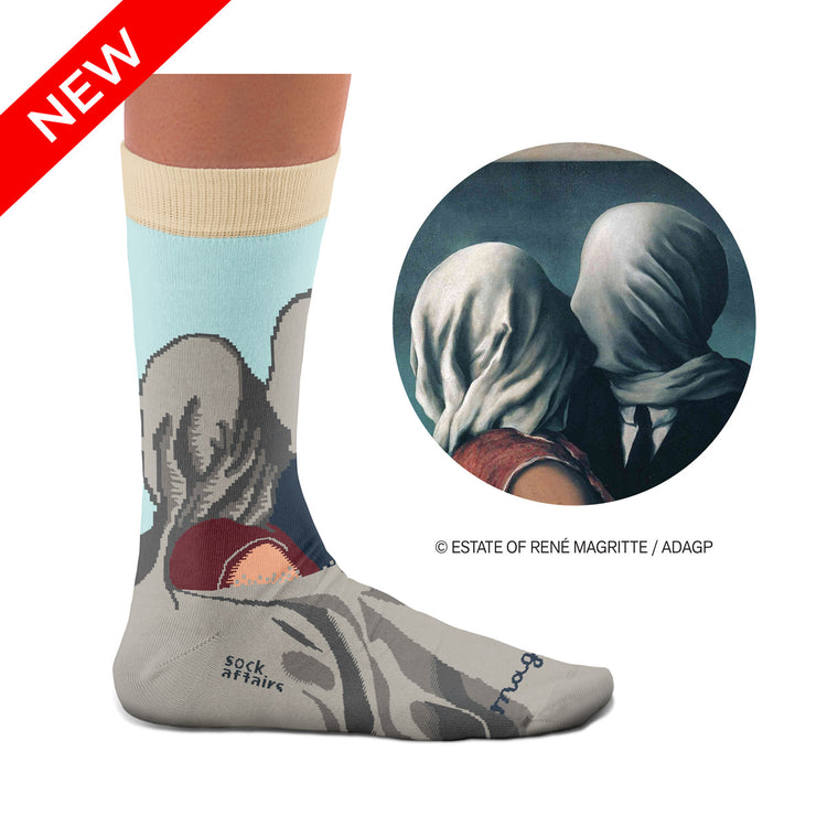 Magritte The Lovers Socks